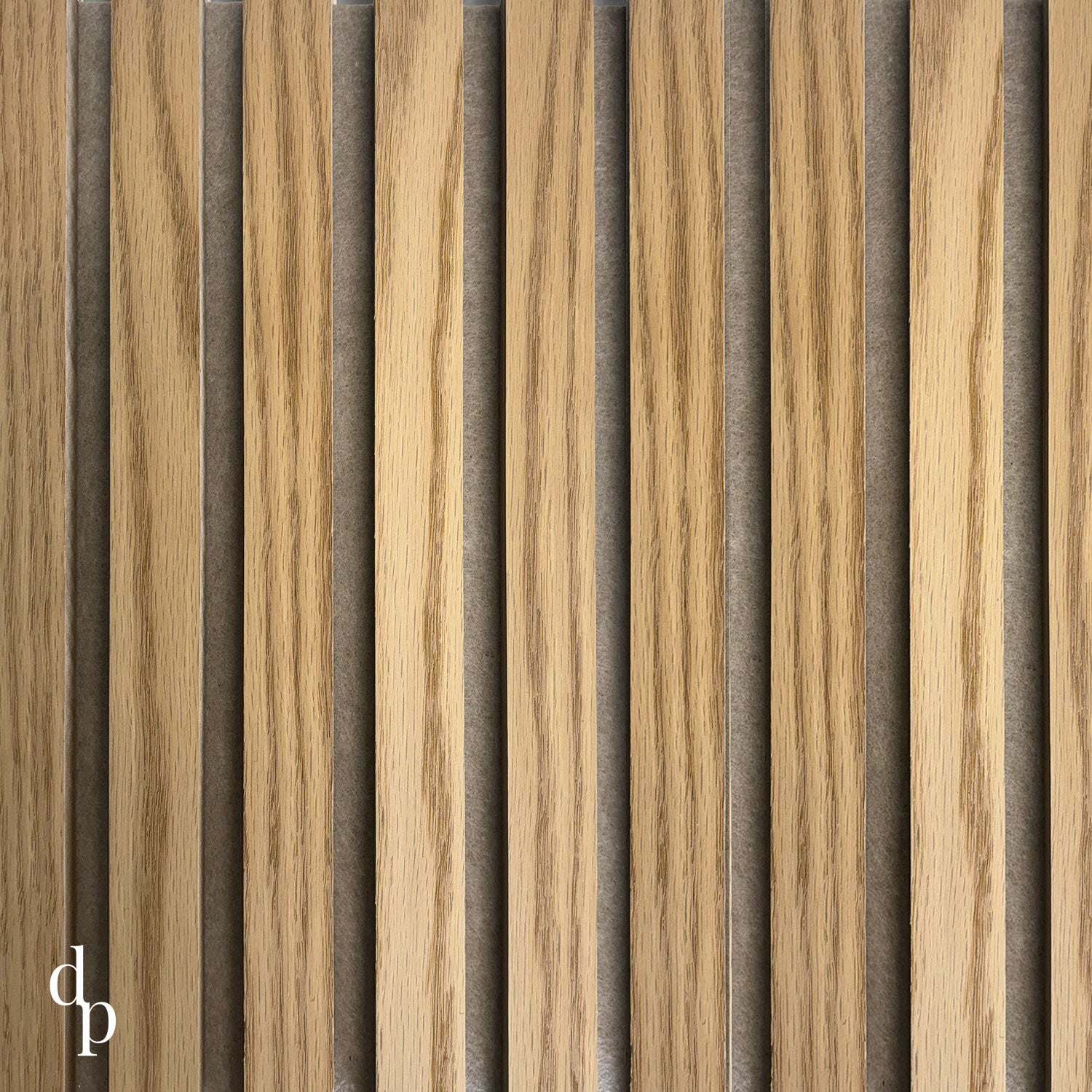 Ivory Oak | Beige Backing | Triple Surround Acoustic Panel